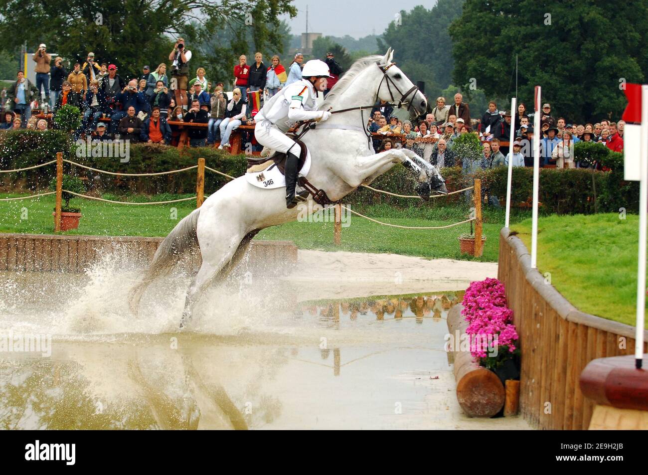 Germany's Hinrich Romeike on her horse 'Marius Voigt Logistik' during ...