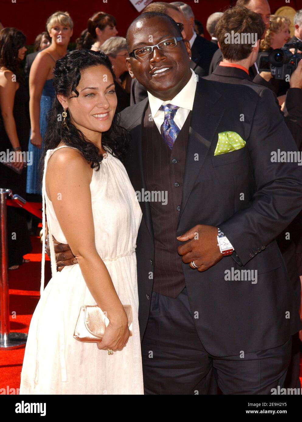 Randy Jackson and his wife, Erika, arrive at The 58th Annual Primetime ...