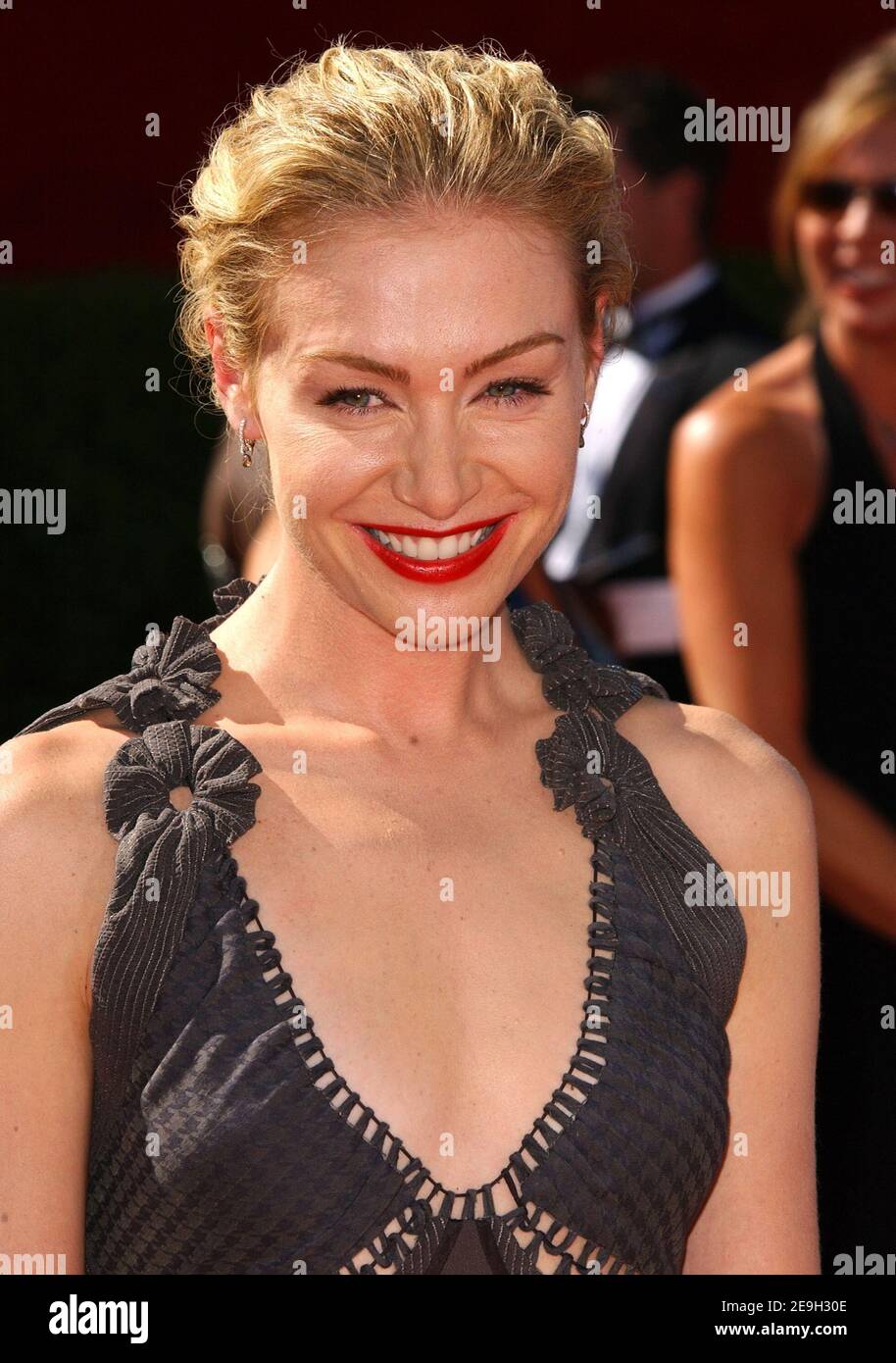 Portia de Rossi arrives at the 58th Annual Primetime Emmy Awards held ...
