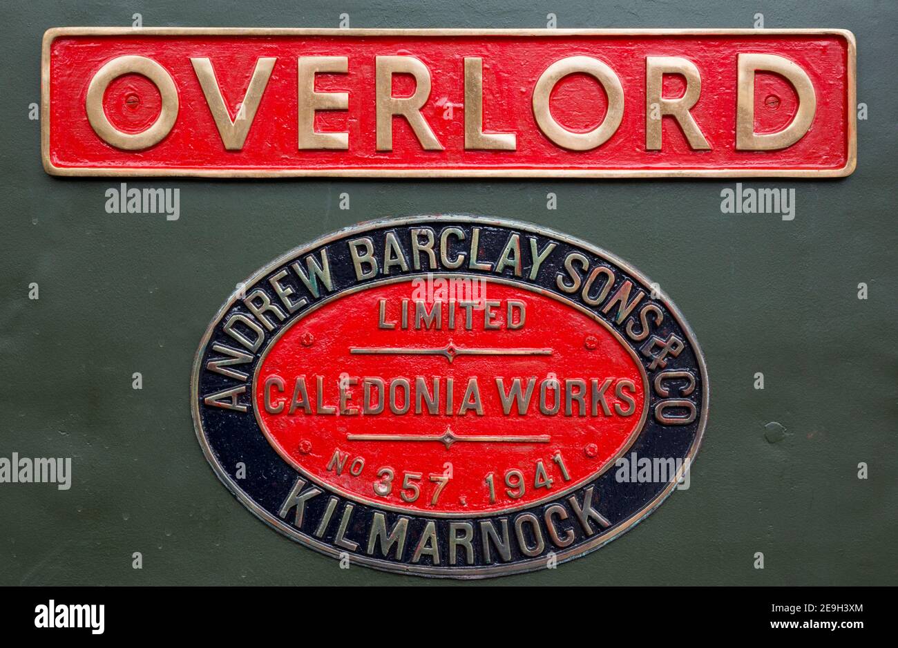 Locomotive Plate High Resolution Stock Photography and Images - Alamy