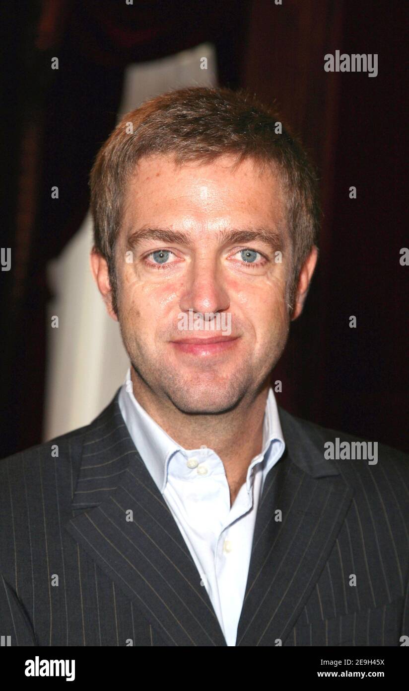 Alexandre Delperier attends the annual press conference of RMC radio ...