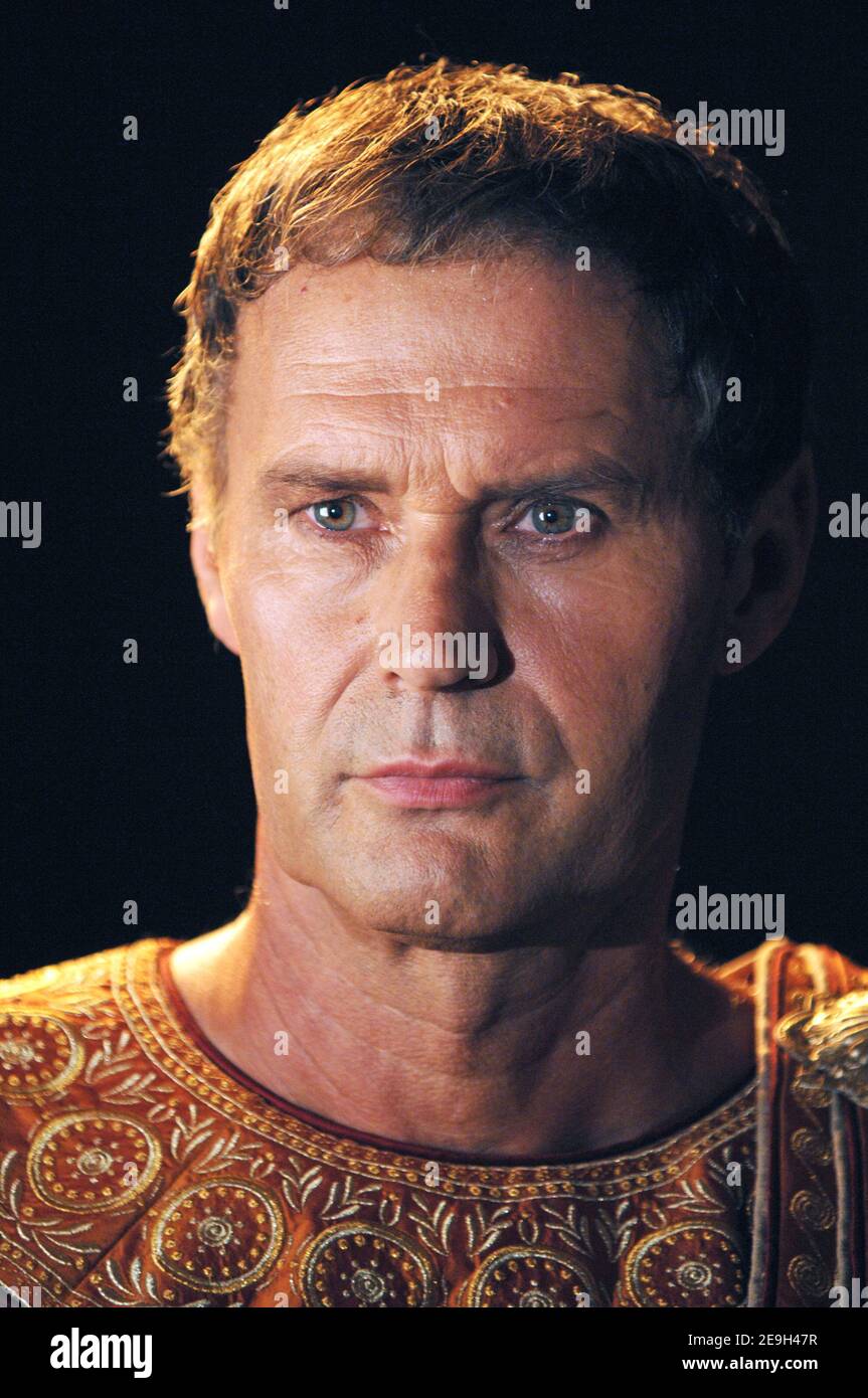 EXCLUSIVE. Gil Geisweiller as Emperor Tibere during a dress rehearsal ...