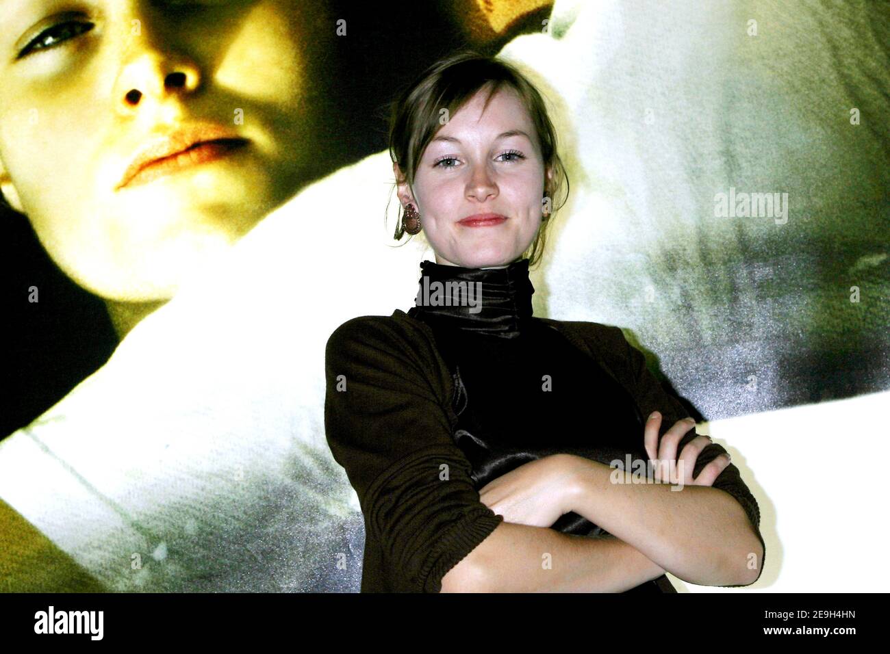 Actress Adelaide Leroux poses at the Premiere of 'Flandres', held at ...