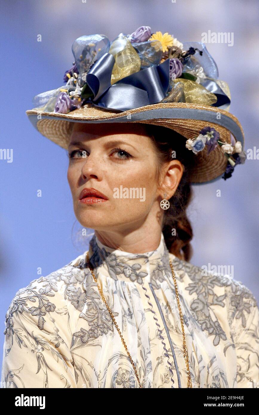 French actress Gwendoline Hamon during the rehearseal of Oscar Wilde's ...