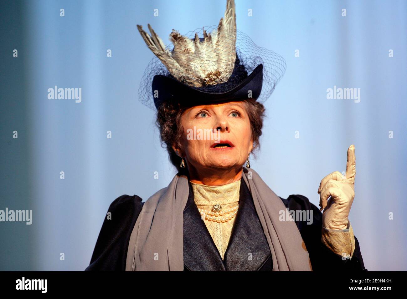 French actress Macha Meril during the rehearseal of Oscar Wilde's play ...