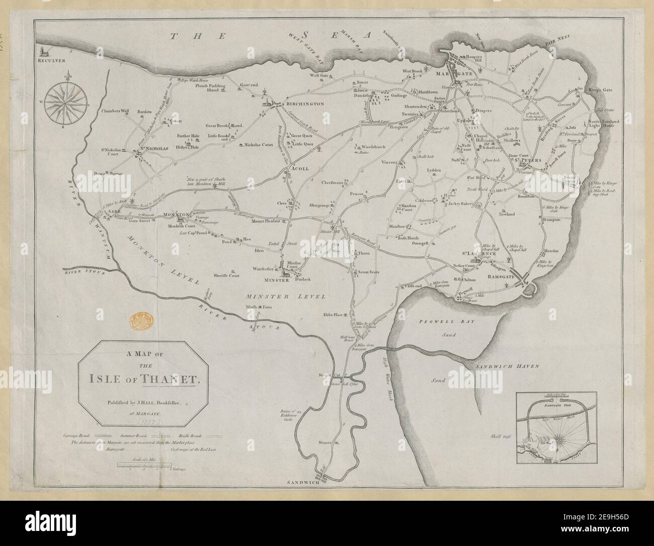 Map of margate hi-res stock photography and images - Alamy