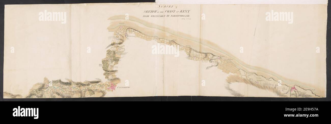 Map of whitstable hi-res stock photography and images - Alamy