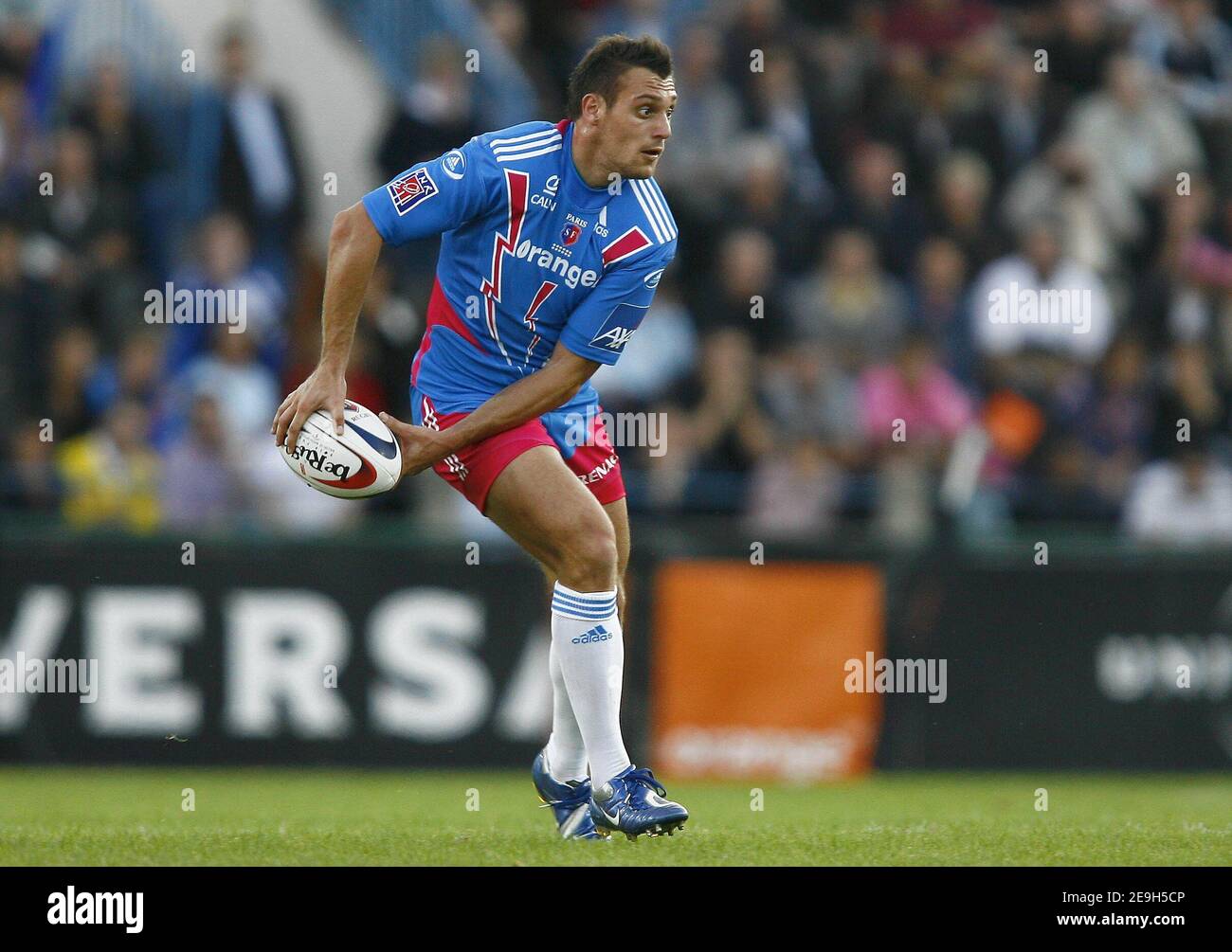 Stade Francais' Pierre Rabadan in action during the French Top 14 rugby ...