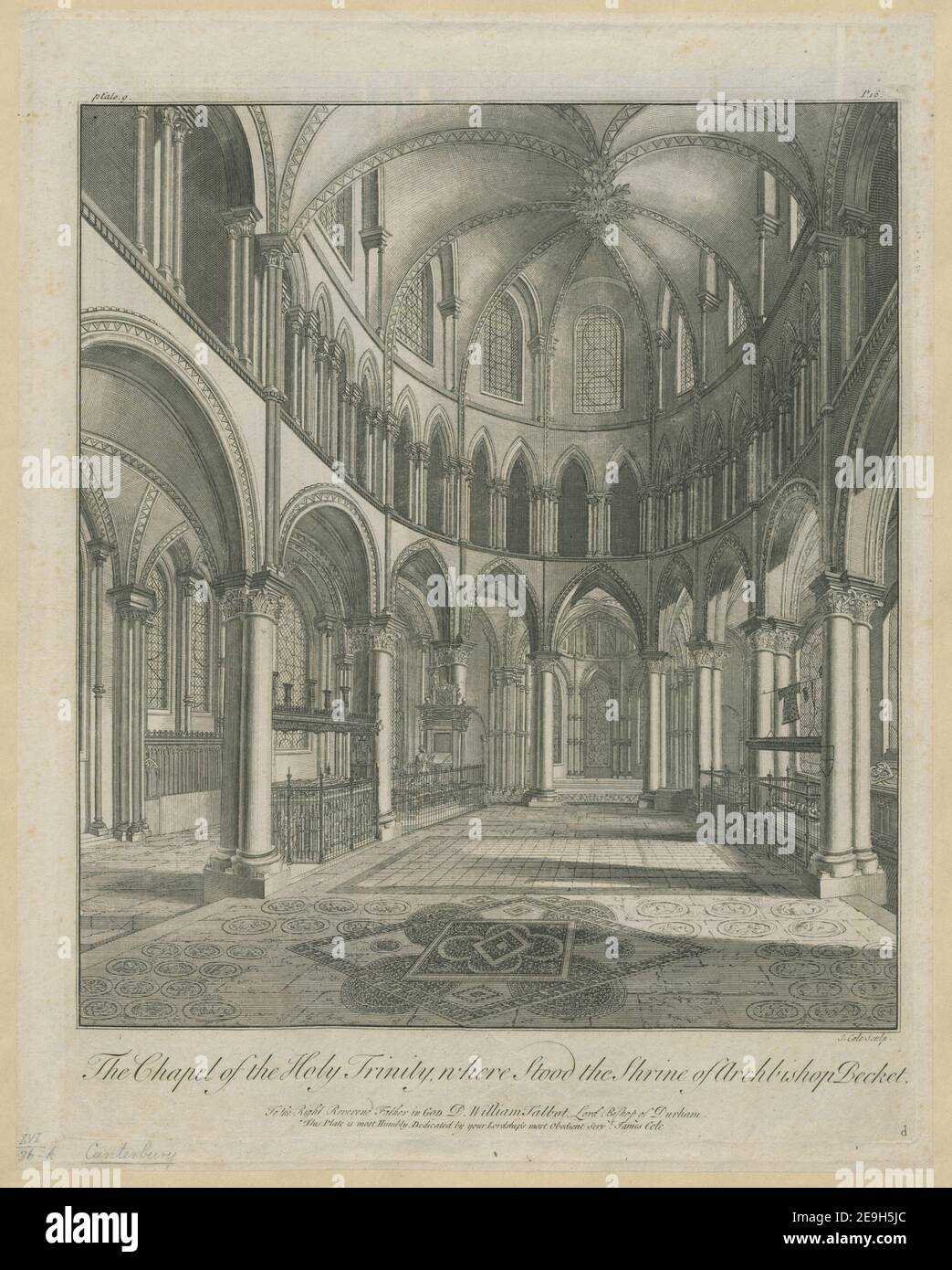 The Chapel of the Holy Trinity, where Stood the Shrine of Archbishop ...