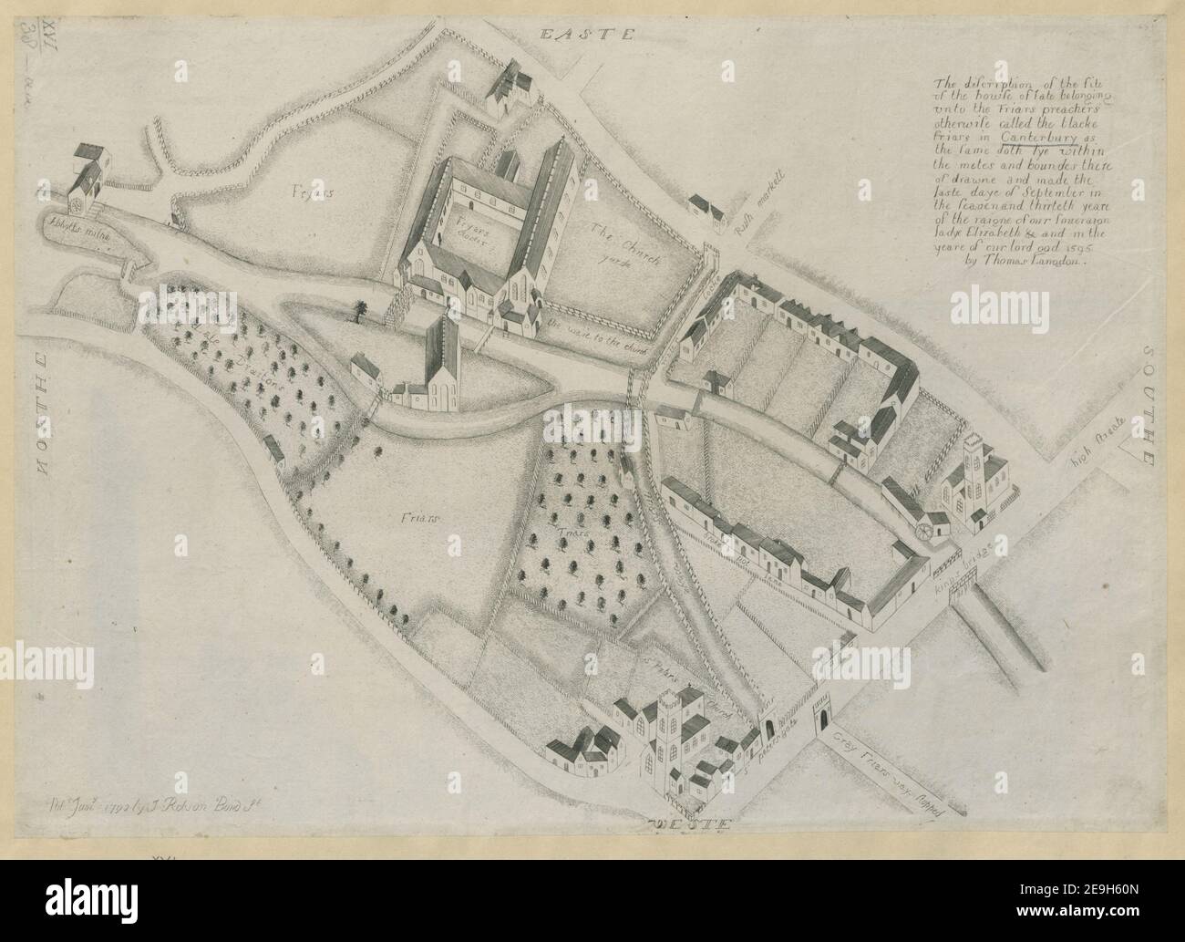 Map of langdon hi-res stock photography and images - Alamy