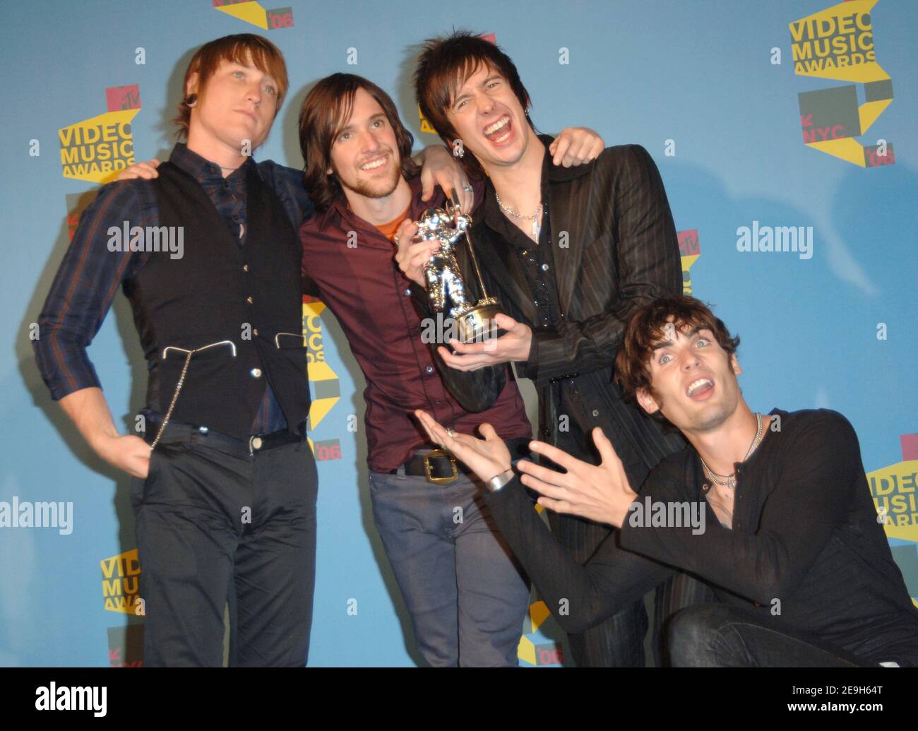 The All-American Rejects, winner for Best Group Video for 'Move Along ...