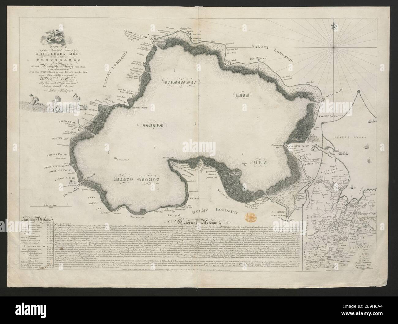 Whittlesea map hi-res stock photography and images - Alamy