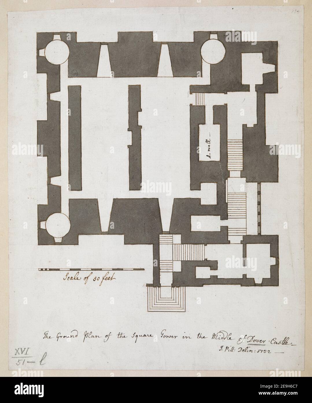Dover Castle Layout