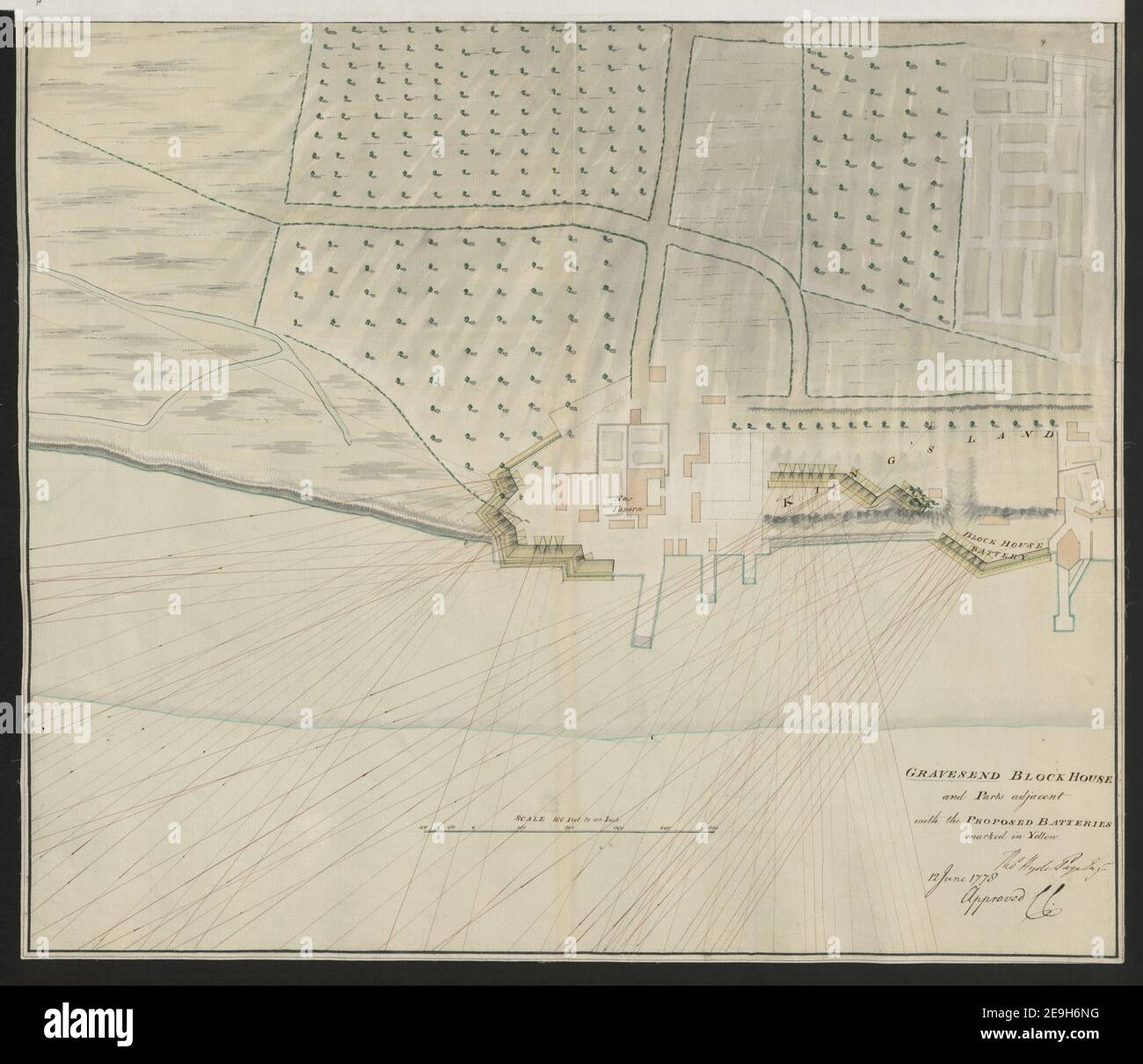 Map of gravesend hi-res stock photography and images - Alamy
