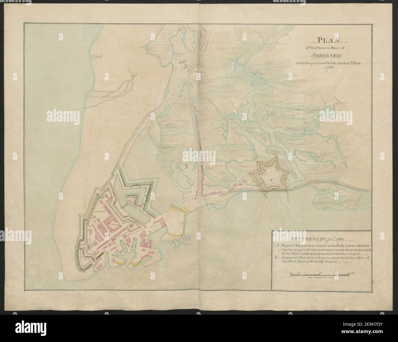 Sheerness map hi-res stock photography and images - Alamy