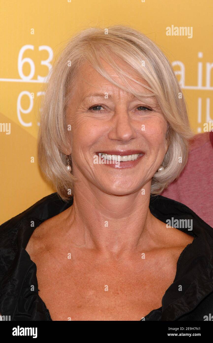 Cast member Hellen Mirren poses during the photocall for her new film ...
