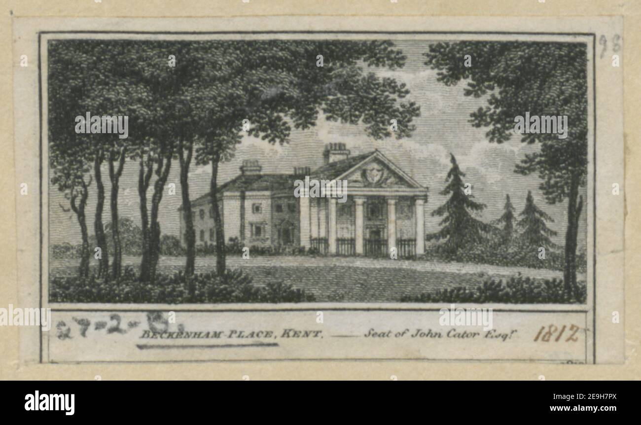 Map of beckenham hi-res stock photography and images - Alamy