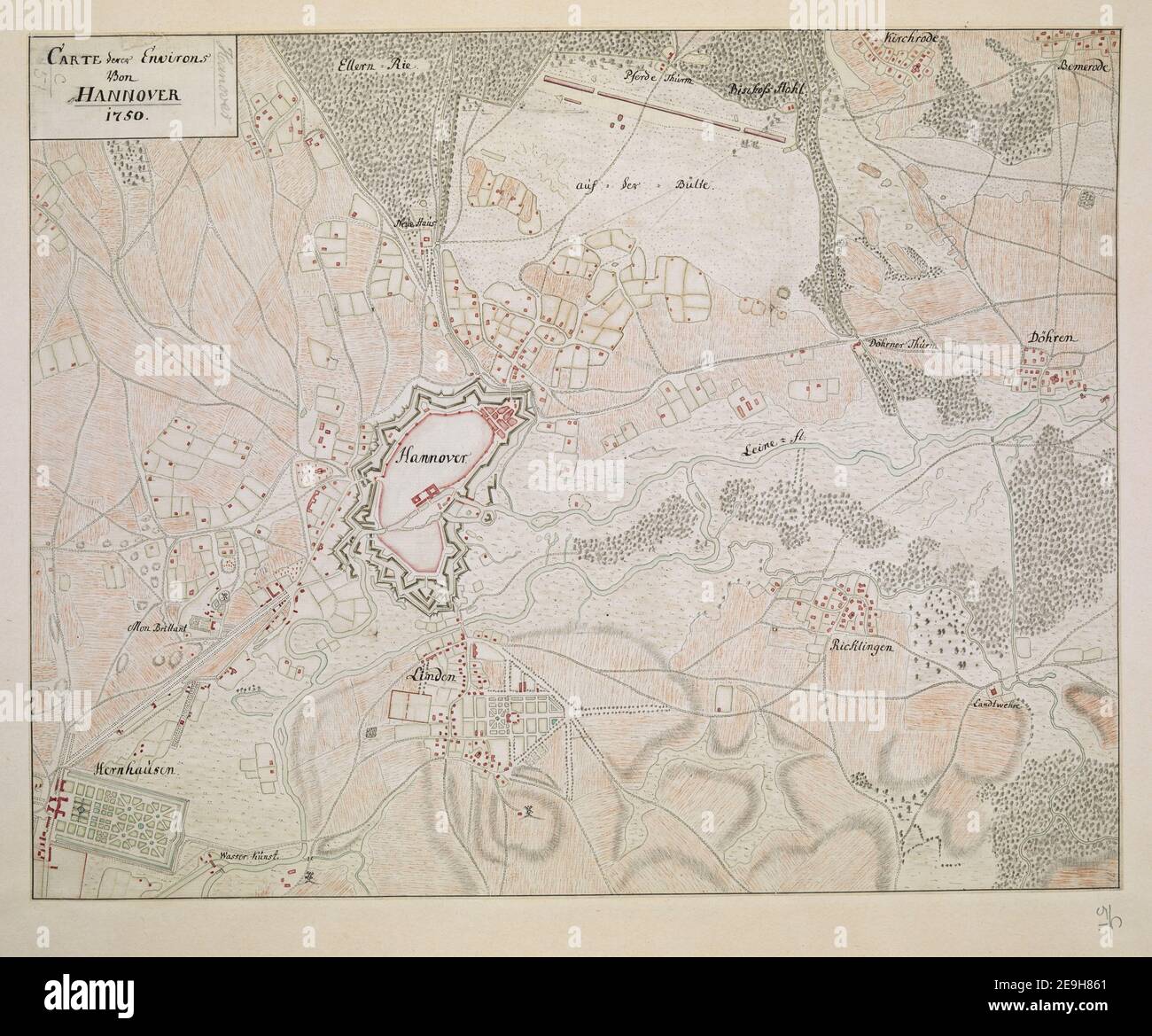 Map Of Hannover High Resolution Stock Photography and Images - Alamy