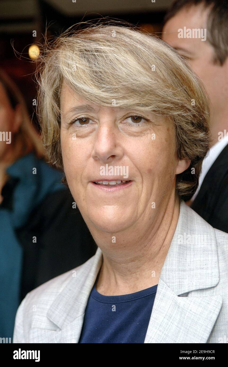 Arlette Chabot arrives at the France Television annual press conference ...