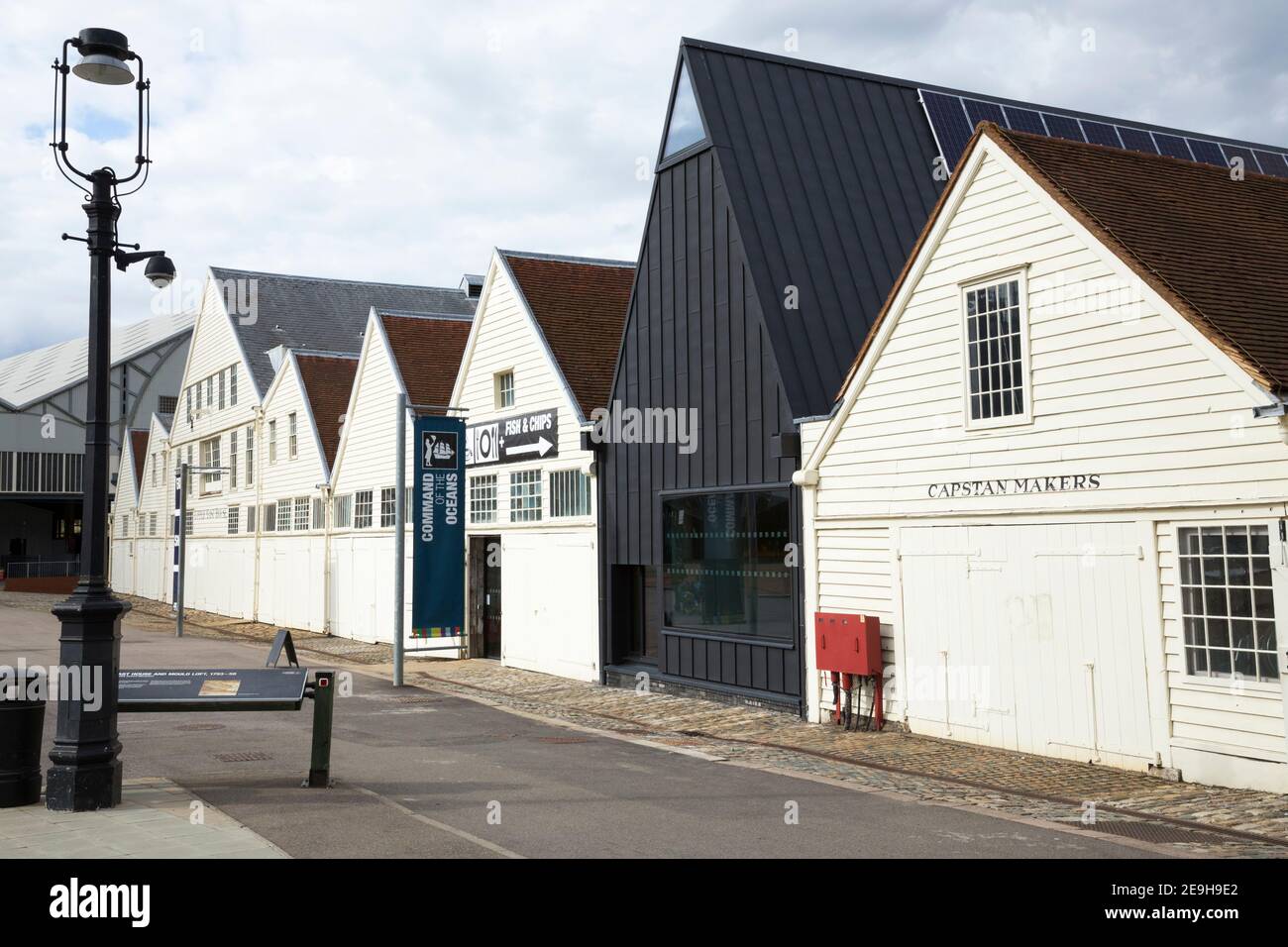 Front facade of timber building with ship lap cladding comprising of ...