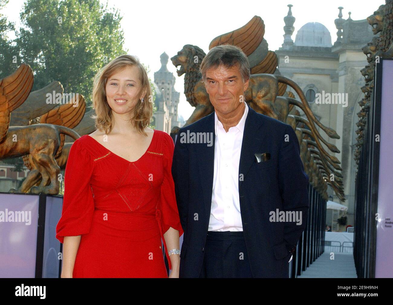 French actress Isild Le Besco and director Benoit Jacquot arrive to the ...