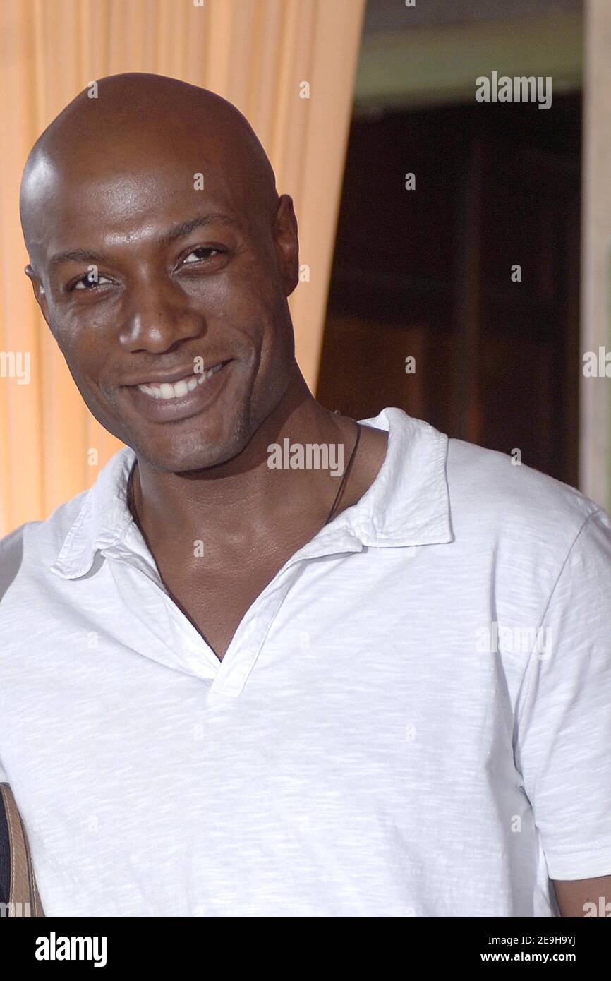 Harry Roselmack arrives at the TF1 annual press conference held at the ...