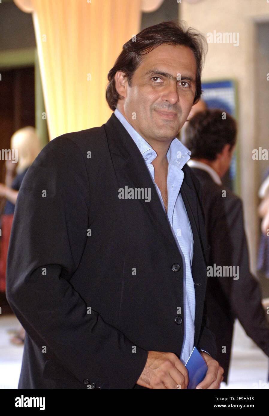 Emmanuel Chain arrives at the TF1 annual press conference held at the ...