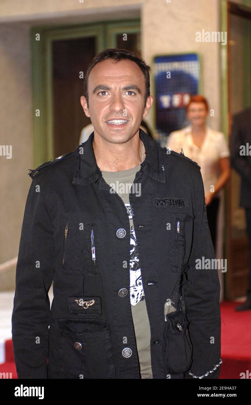 Nikos Aliagas arrives at the TF1 annual press conference held at the ...