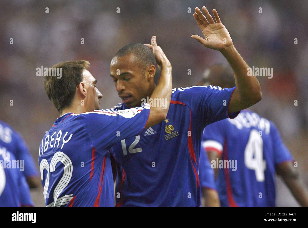 Thierry henry france celebrates hi-res stock photography and images - Alamy