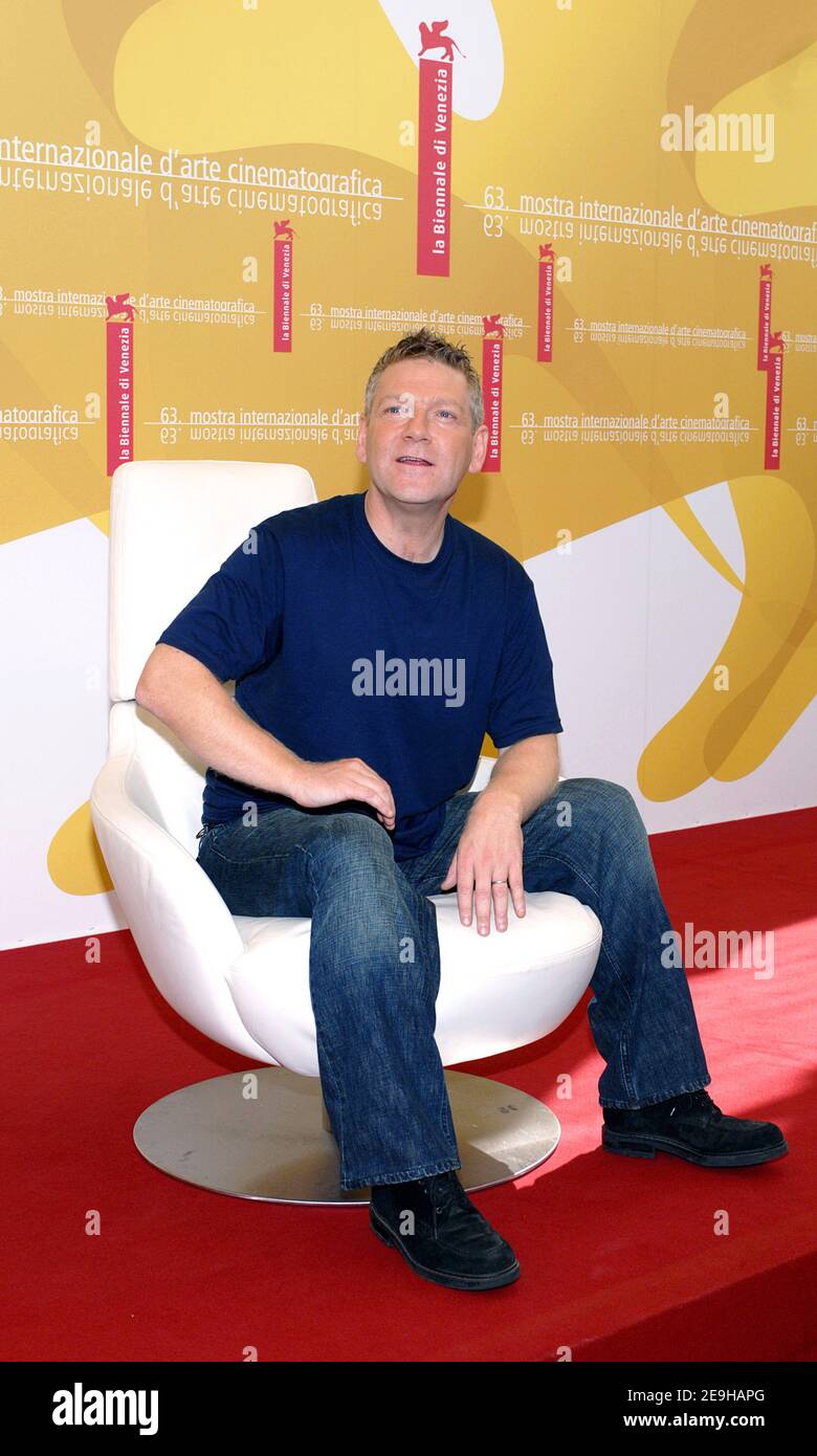 British director Kenneth Branagh poses for pictures during the ...