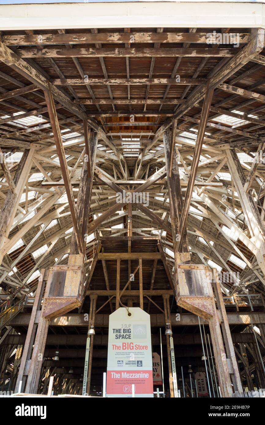 No 3 SLIP: THE BIG SPACE. Number Three slip at Historic Dockyard ...