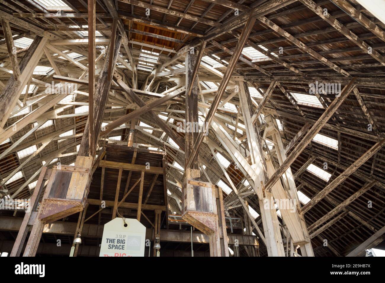 No 3 SLIP: THE BIG SPACE. Number Three slip at Historic Dockyard ...