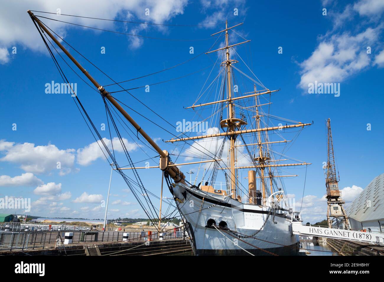 HMS Gannet, Victorian Royal Navy / Naval Doterel class screw sloop-of ...