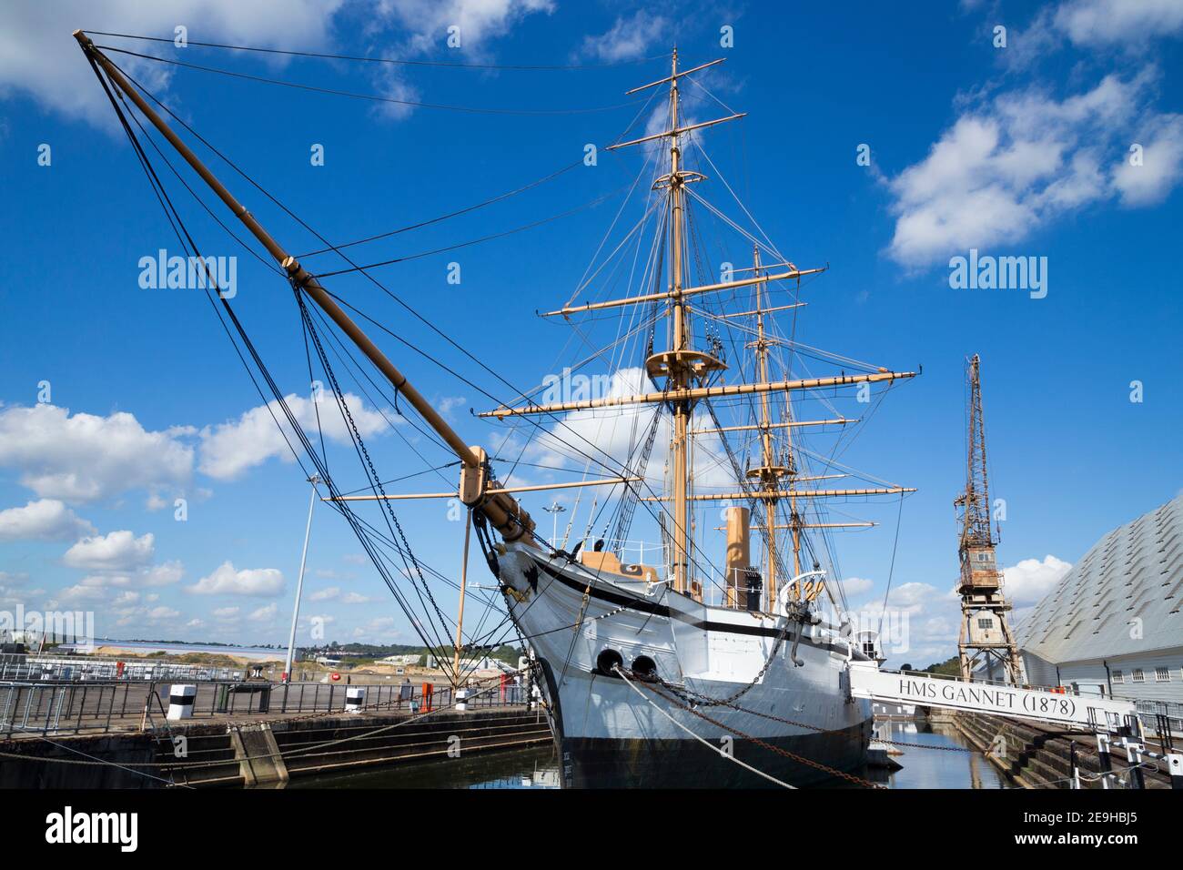 HMS Gannet, Victorian Royal Navy / Naval Doterel class screw sloop-of ...