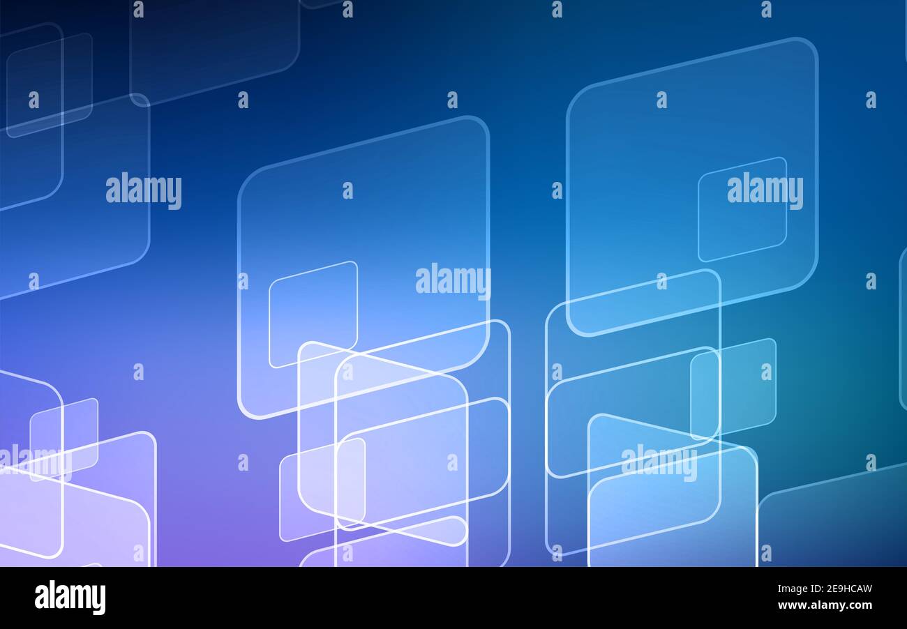 Abstract wide technology background with hexagons and gear wheels. Hi ...