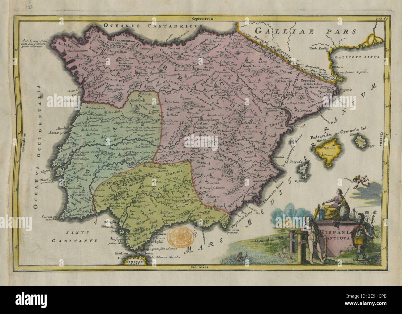 Hispania map hi-res stock photography and images - Alamy