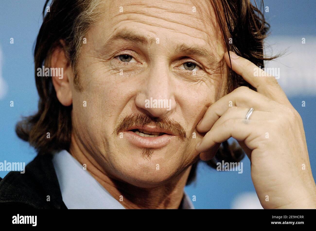 US actor and cast member Sean Penn attends the press conference for the ...