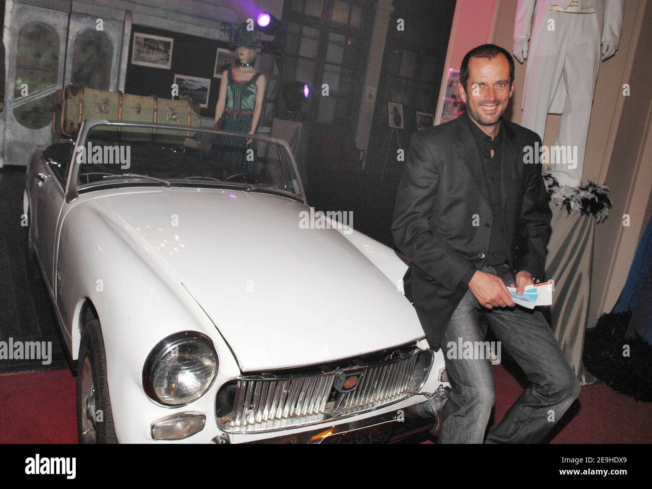Christian Vadim poses for pictures as he arrives to the 1000th show of ...