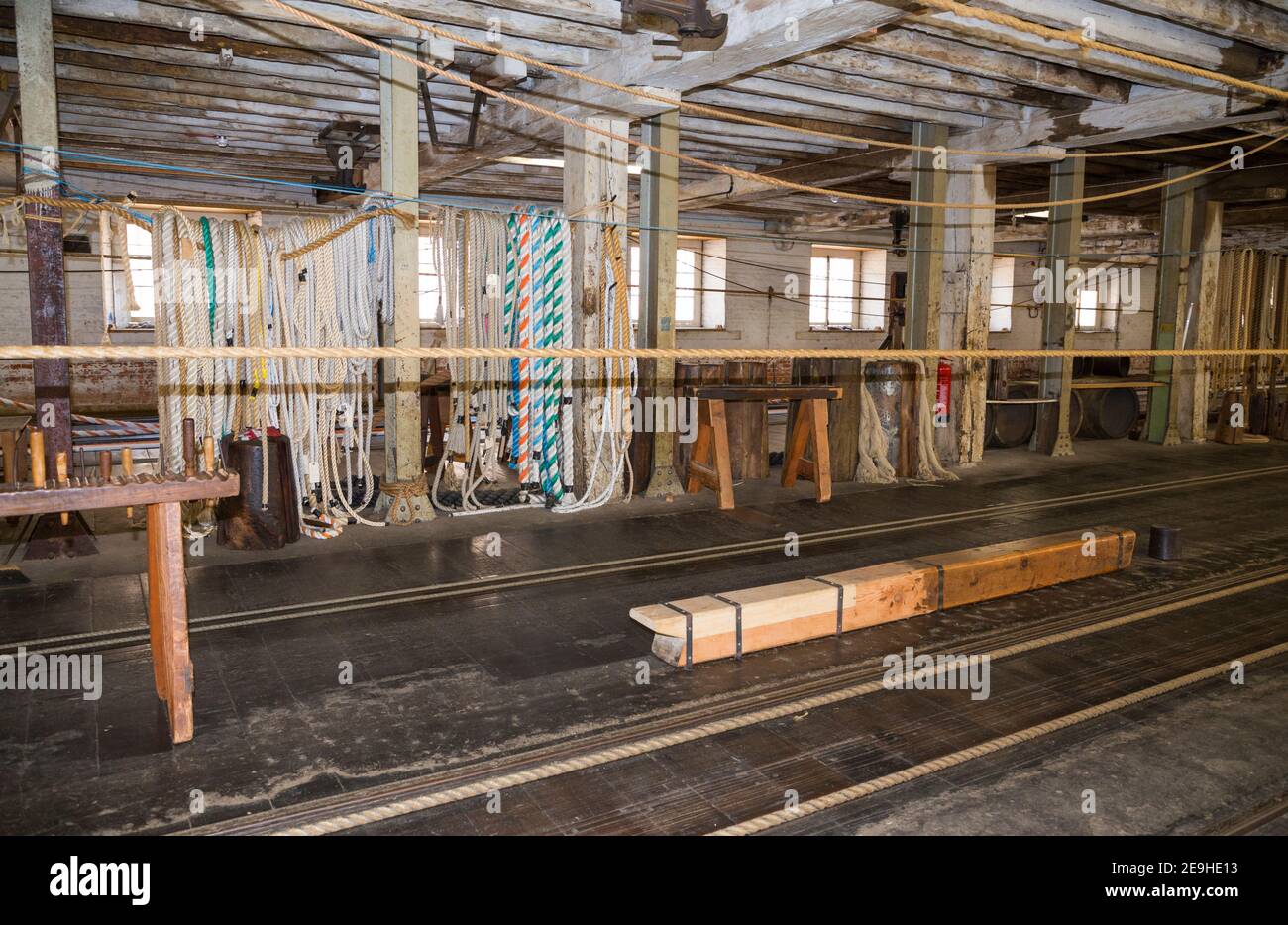 Chatham ropewalk hi-res stock photography and images - Alamy