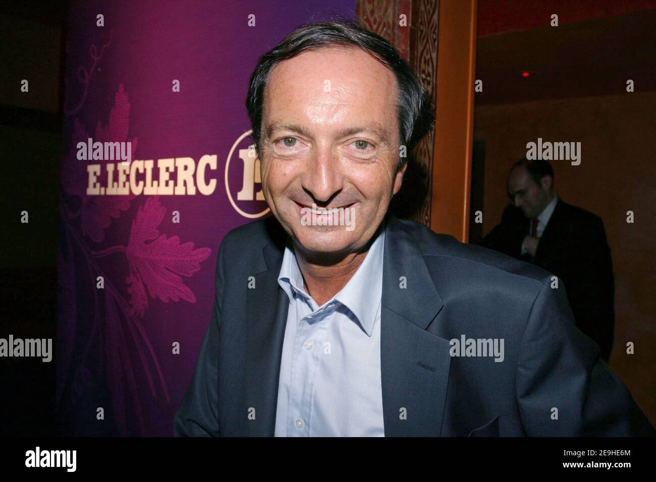 Michel Edouard Leclerc attends the 'E. Leclerc Wine party' at the club ...