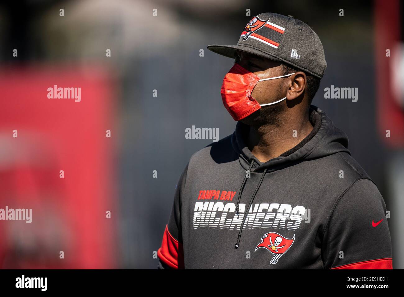 Tampa Bay Buccaneers Offensive Coordinator Byron Leftwich during NFL ...