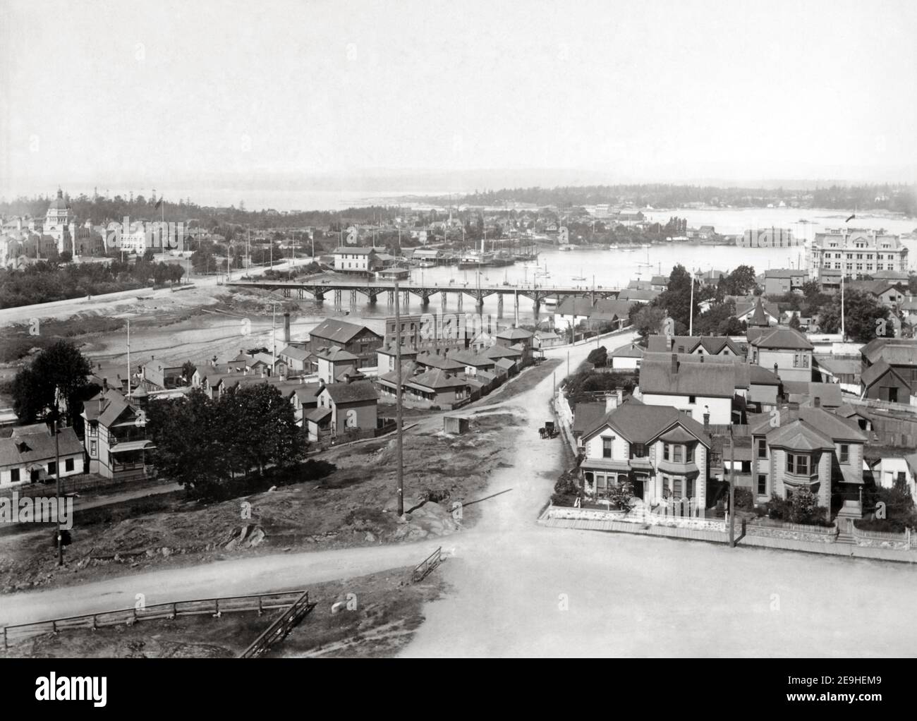 19th century view of victoria canada hi-res stock photography and ...