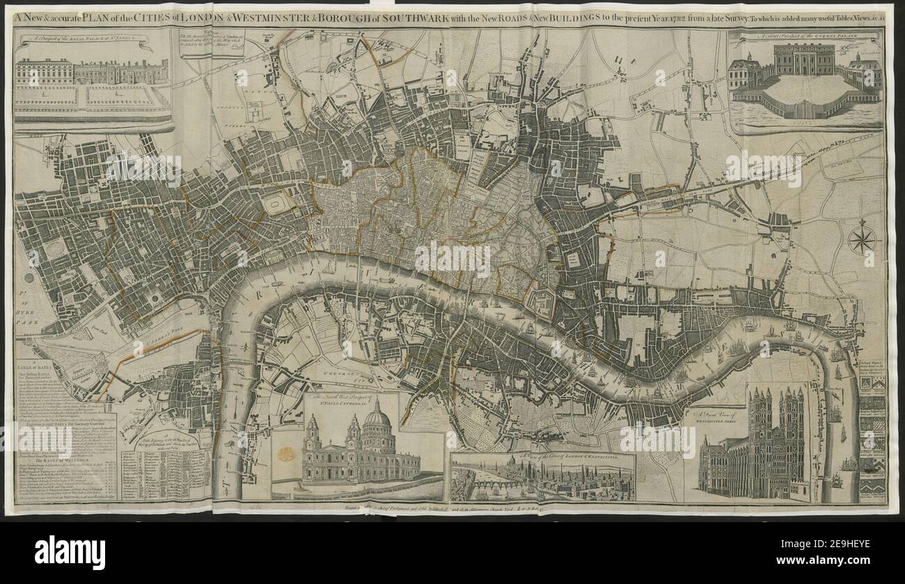 Southwark map hi-res stock photography and images - Alamy