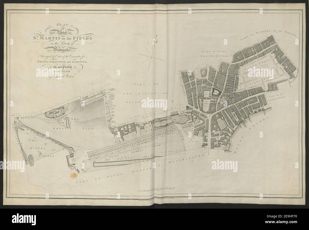 PLAN of THE Parish of S.T MARTIN in the FIELDS in the Liberty of ...