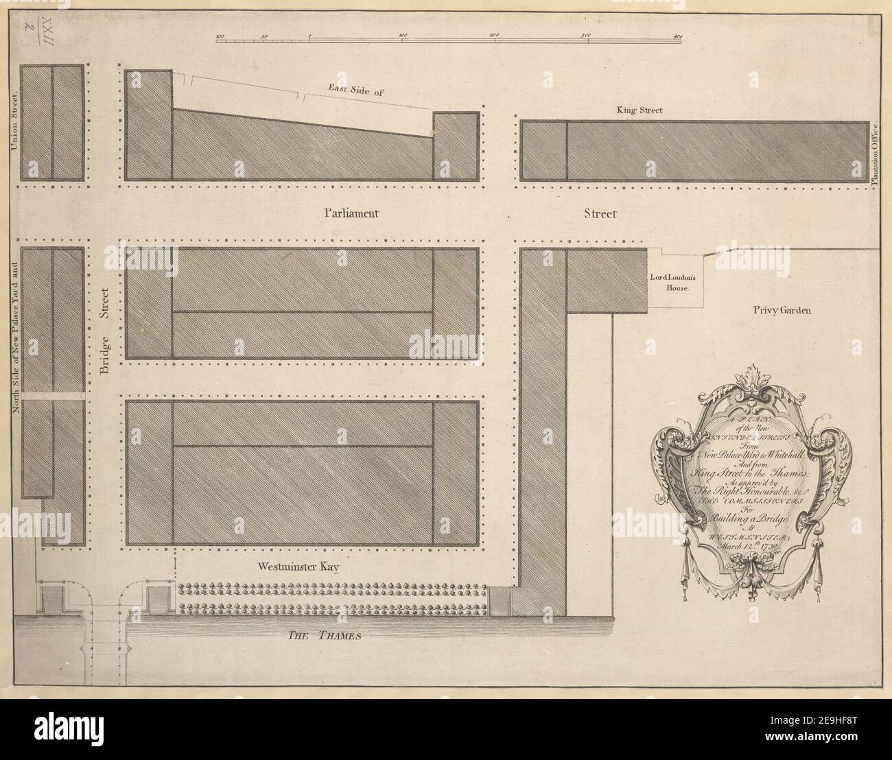 Whitehall palace map hi-res stock photography and images - Alamy