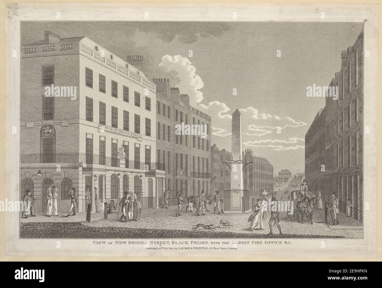 New bridge street london map hi-res stock photography and images - Alamy