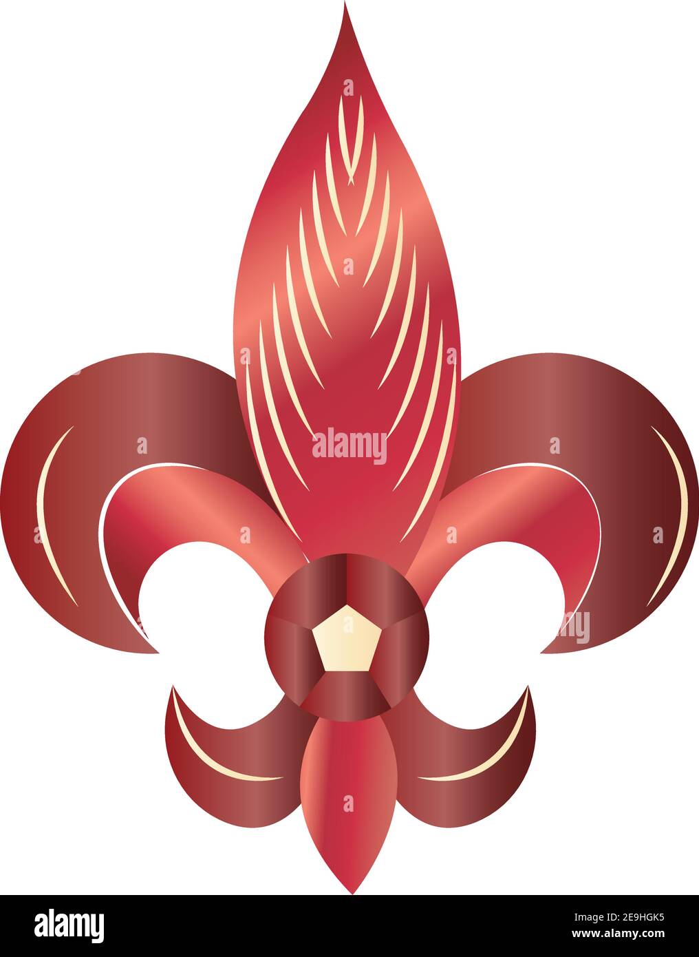 Fleur decorative Stock Vector Images - Alamy