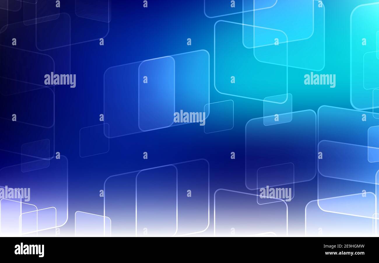 Abstract wide technology background with hexagons and gear wheels. Hi ...