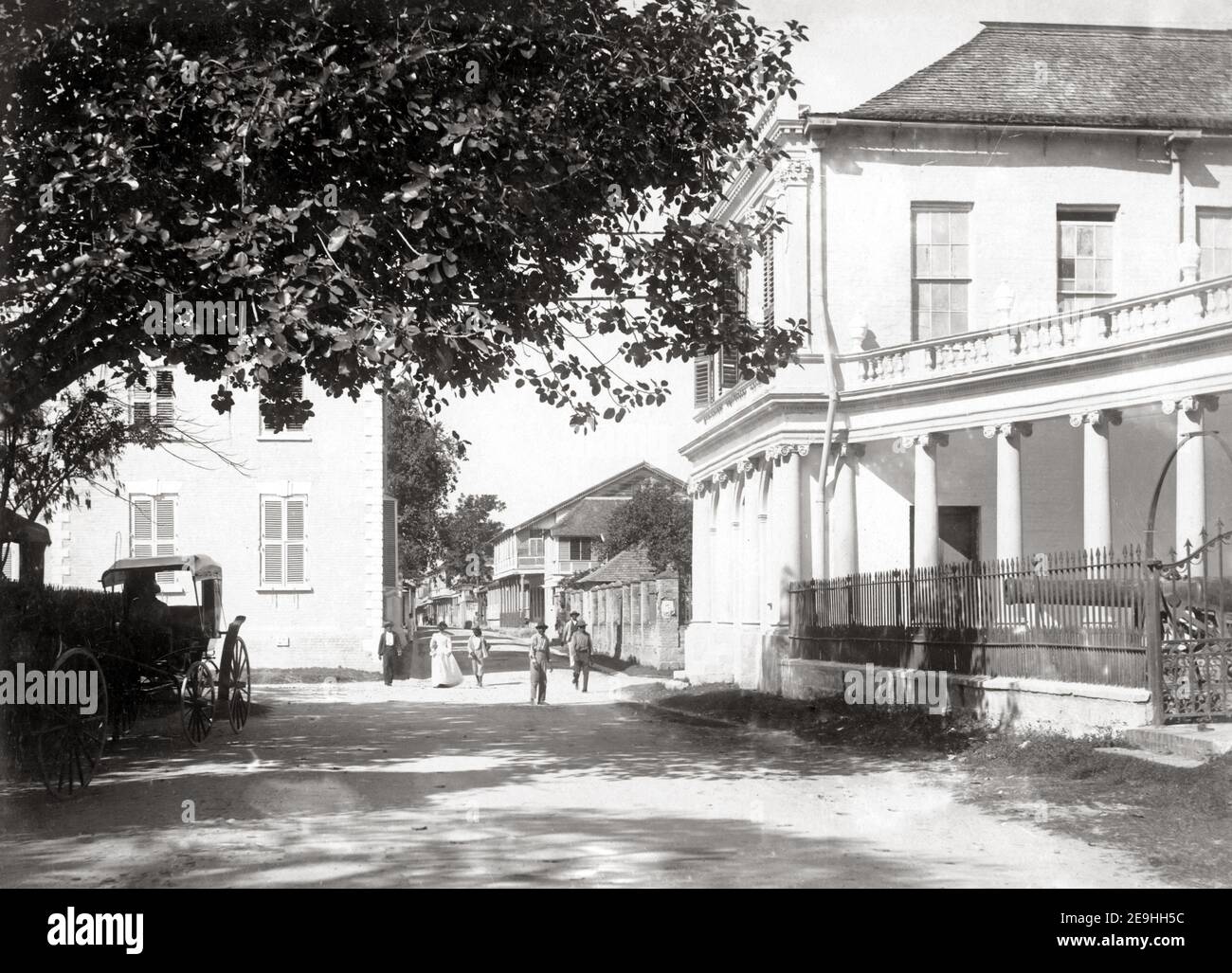 Late 19th century photograph - The old Assembly Rooms, Spanish Town ...