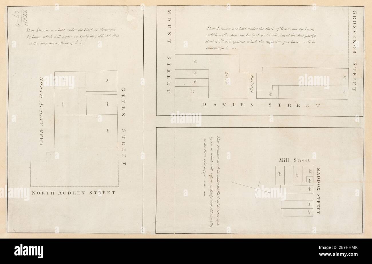 Map of mayfair hi-res stock photography and images - Alamy